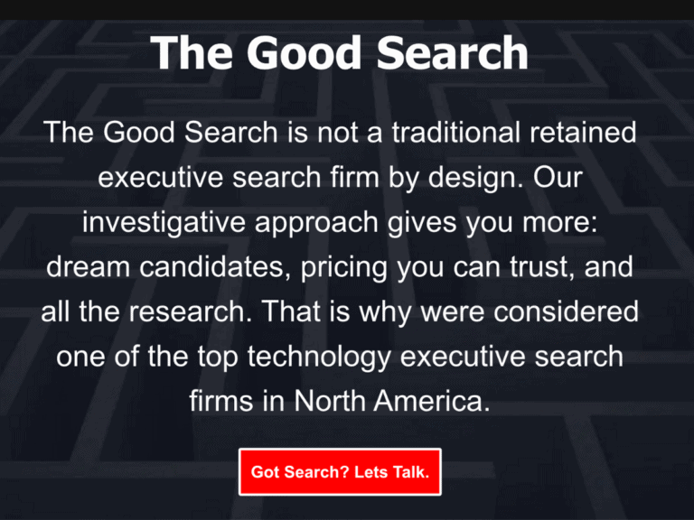 Top 10 Technology Search Firms for Executive Positions | The Good Search